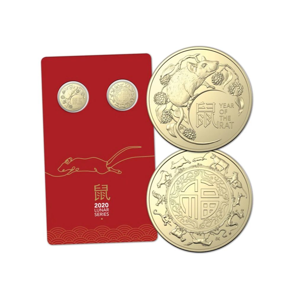 RAM – 2020 $1 Lunar Series Two Coin Set – Coin Smith