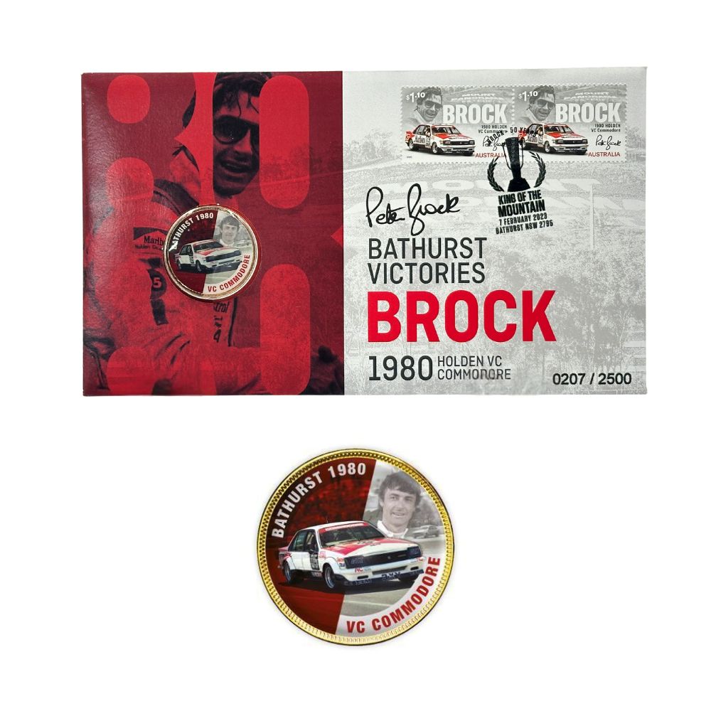 PNC – 2023 Bathurst Victories – Peter Brock – Numbered To 2500 – Coin Smith