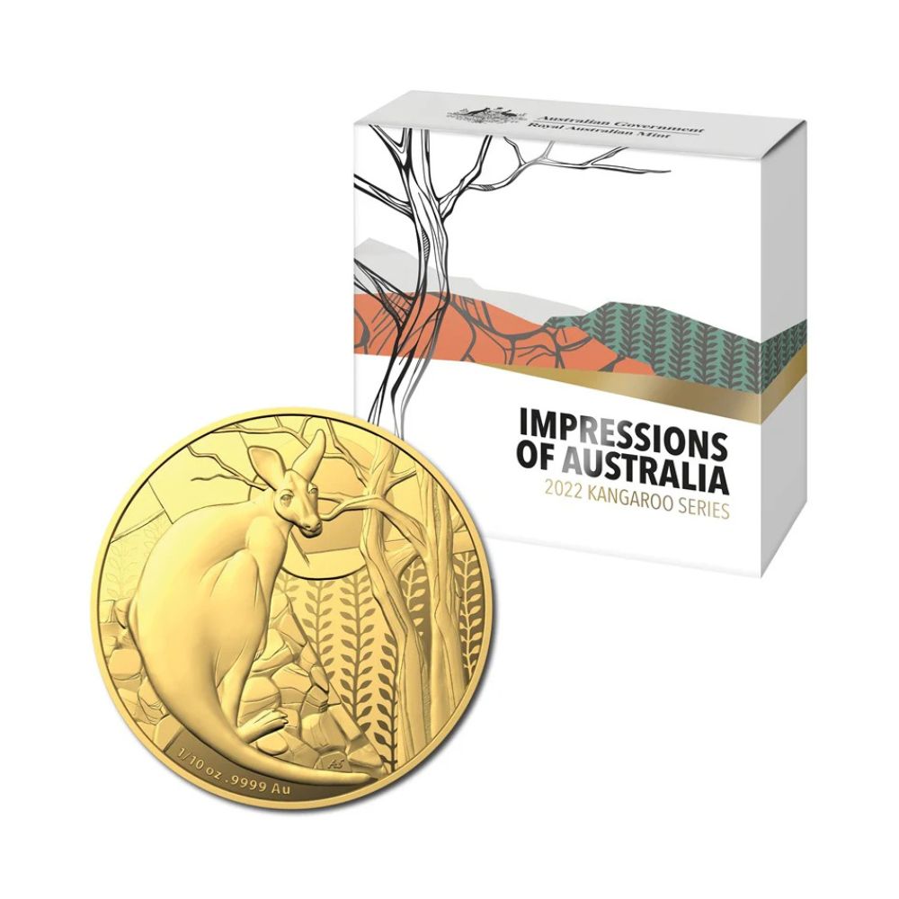 RAM – 2022 Impressions Of Australia 1/10th oz Gold Proof – Coin Smith