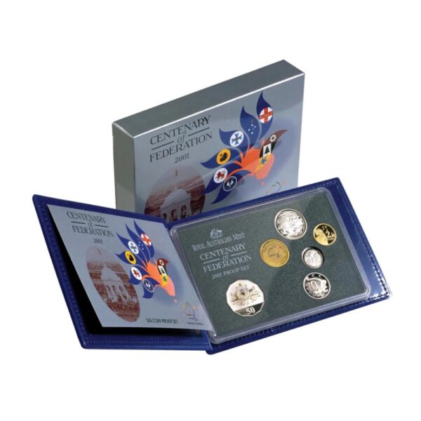 RAM – 2001 Proof Set – Centennary Of Federation – Coin Smith